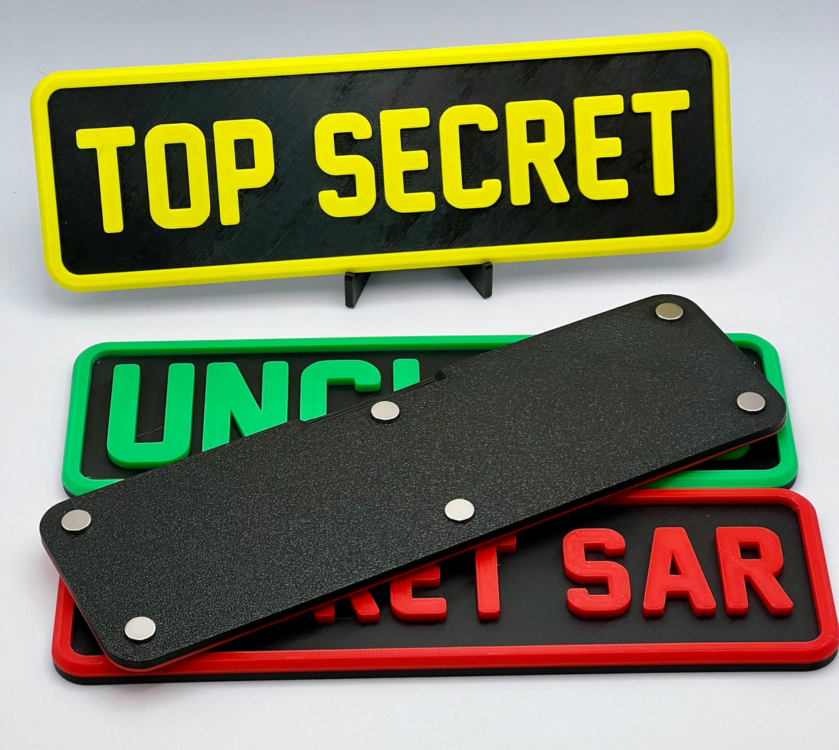 Large Magnetic Vault Classification Badge (Vault Door) – Milspouse Merch