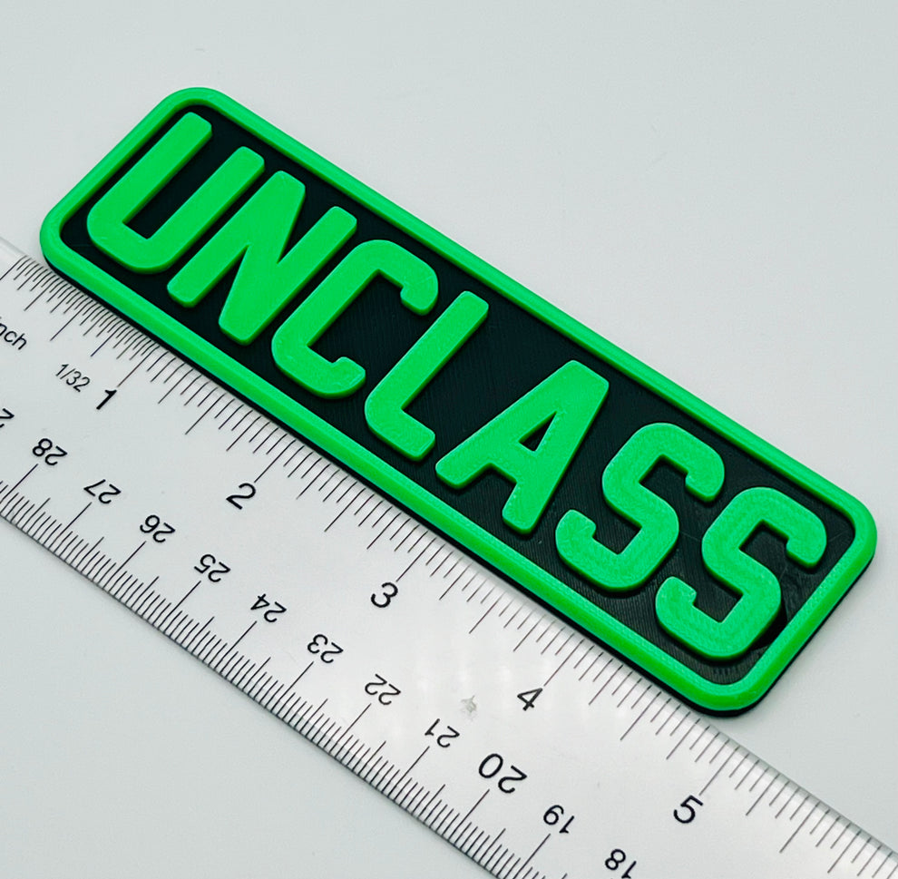 Small Magnetic Classification Badge (Whiteboard) – Milspouse Merch
